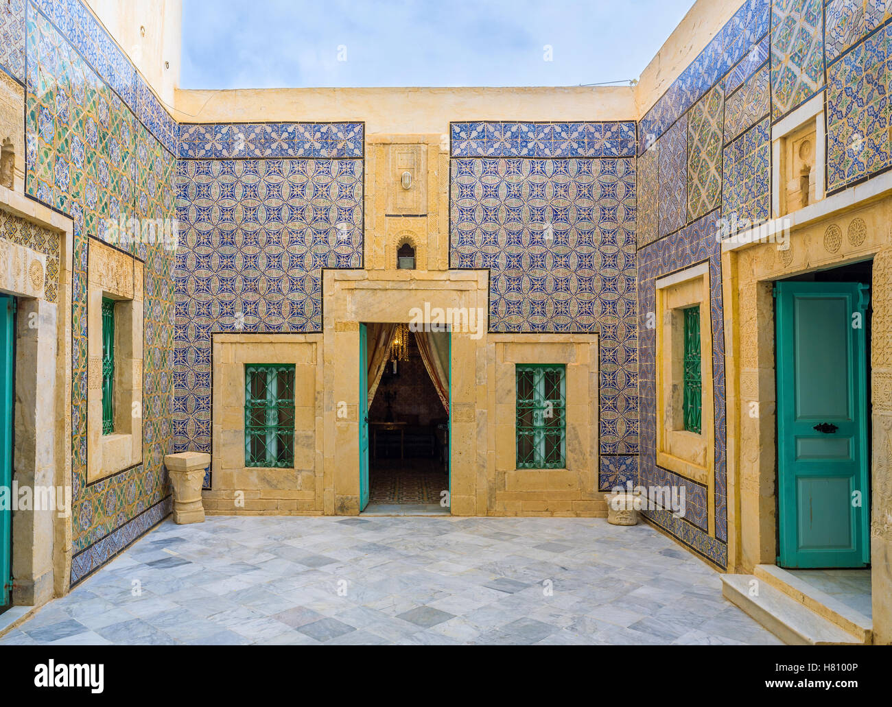 The Dar Essid mansion is famous for its rich decorations and luxury ...
