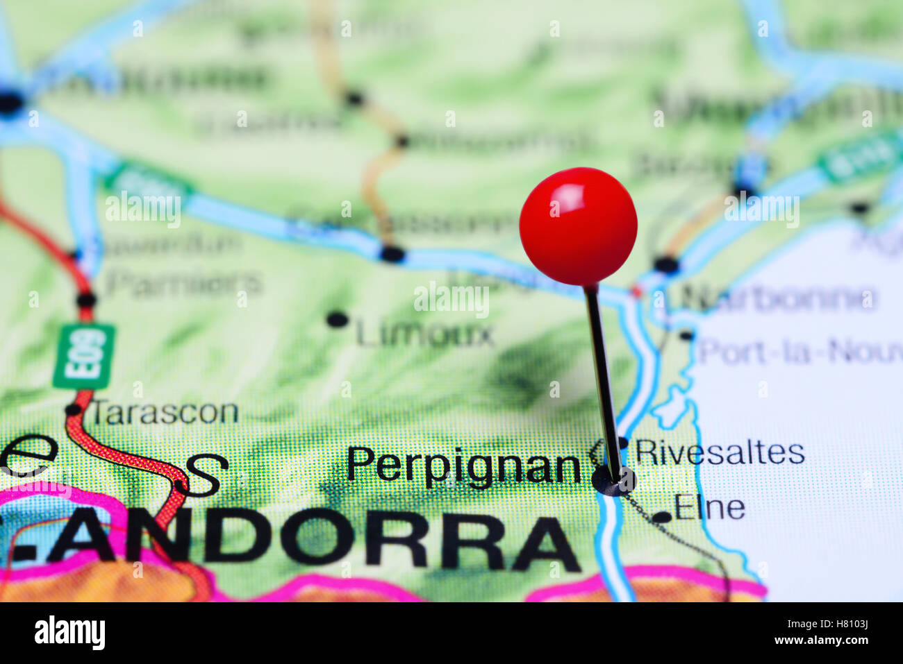 Pinned map of europe hi-res stock photography and images - Alamy