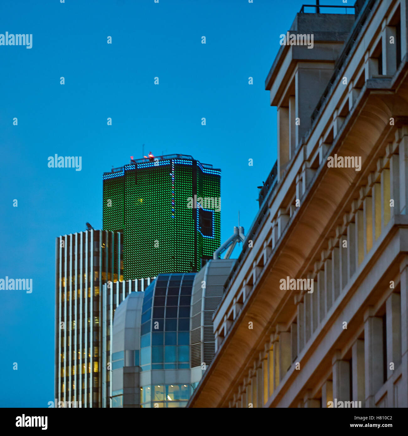 The upper floors of Tower 42, formerly the Natwest Tower, in the City ...
