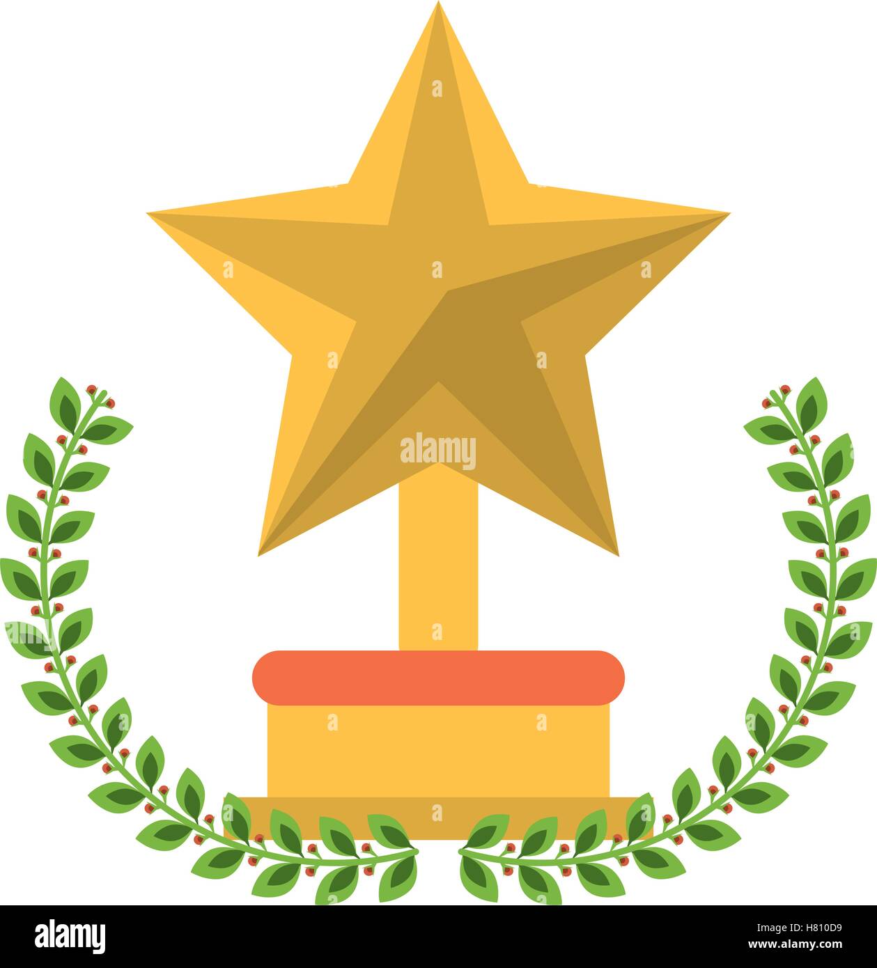 Isolated trophy star design Stock Vector Image & Art - Alamy