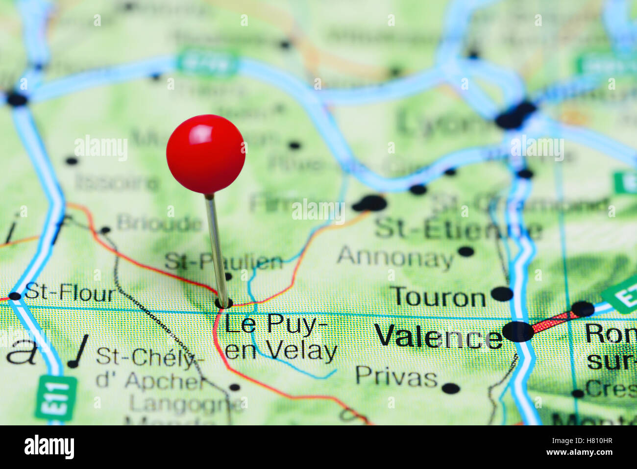 Le puy en velay map hi-res stock photography and images - Alamy