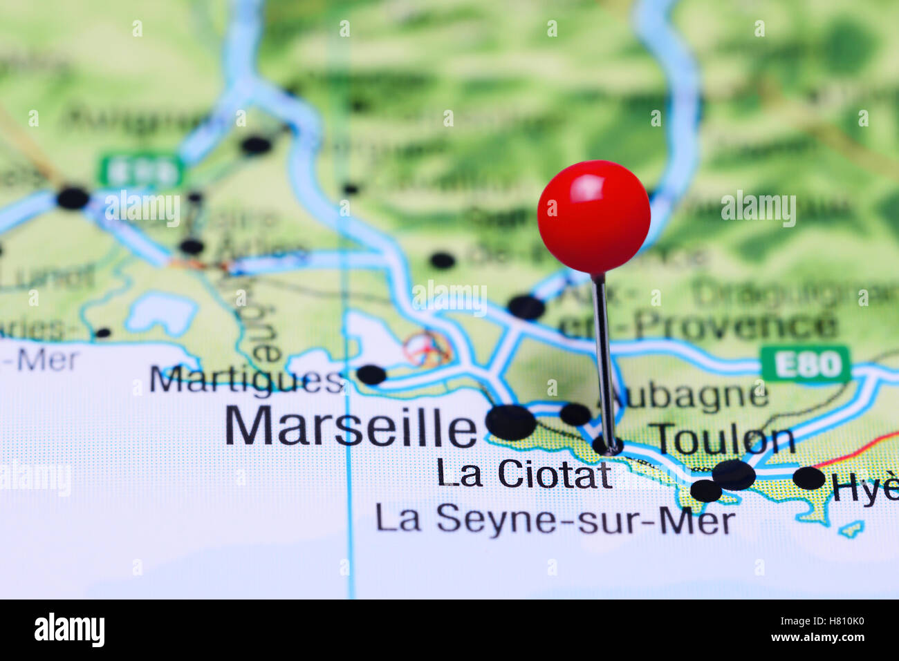 La ciotat map hi-res stock photography and images - Alamy