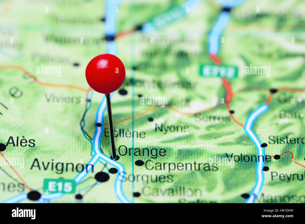 Map of orange hi-res stock photography and images - Alamy