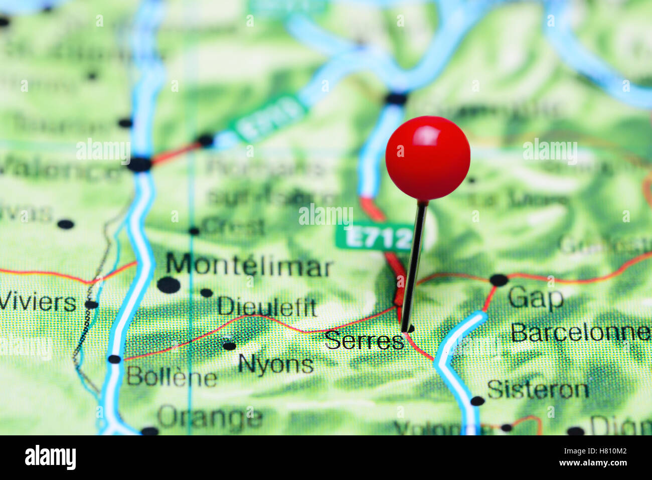 Serres map hi-res stock photography and images - Alamy