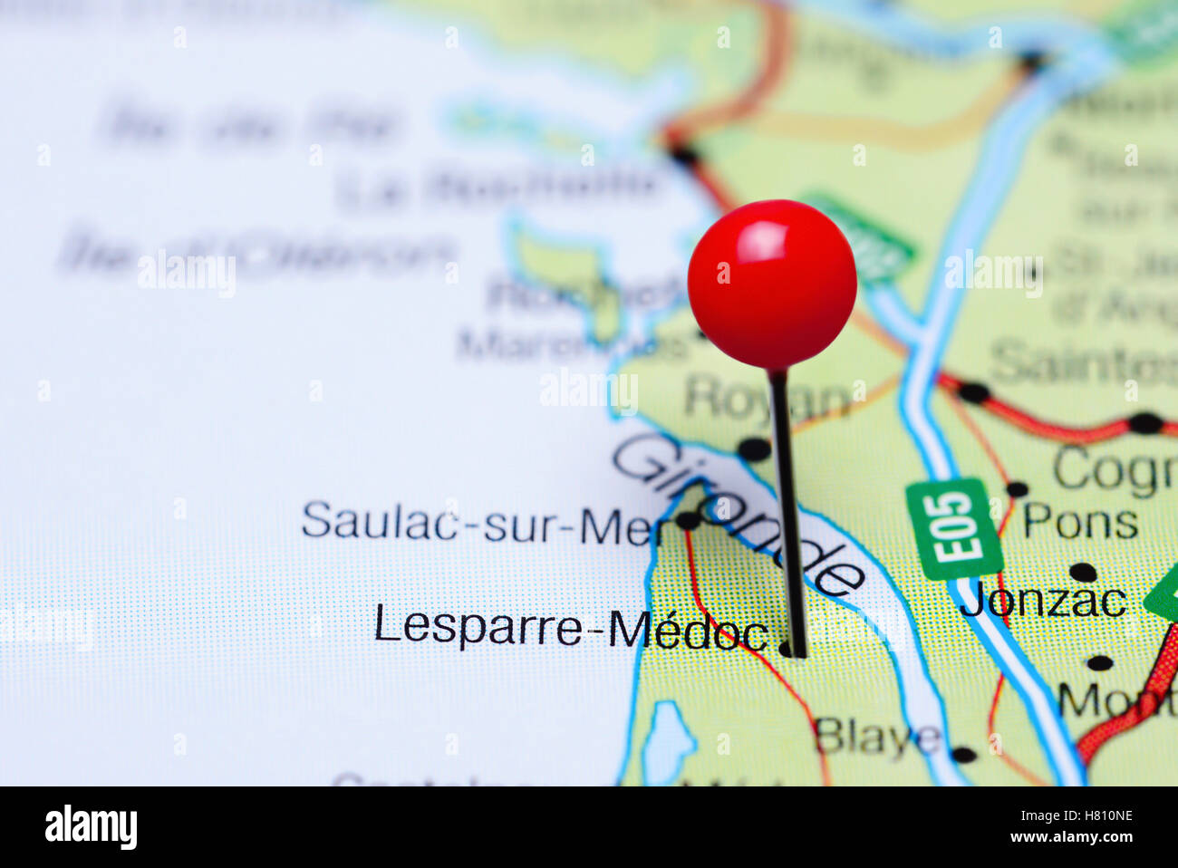 Map of lesparre medoc hi-res stock photography and images - Alamy