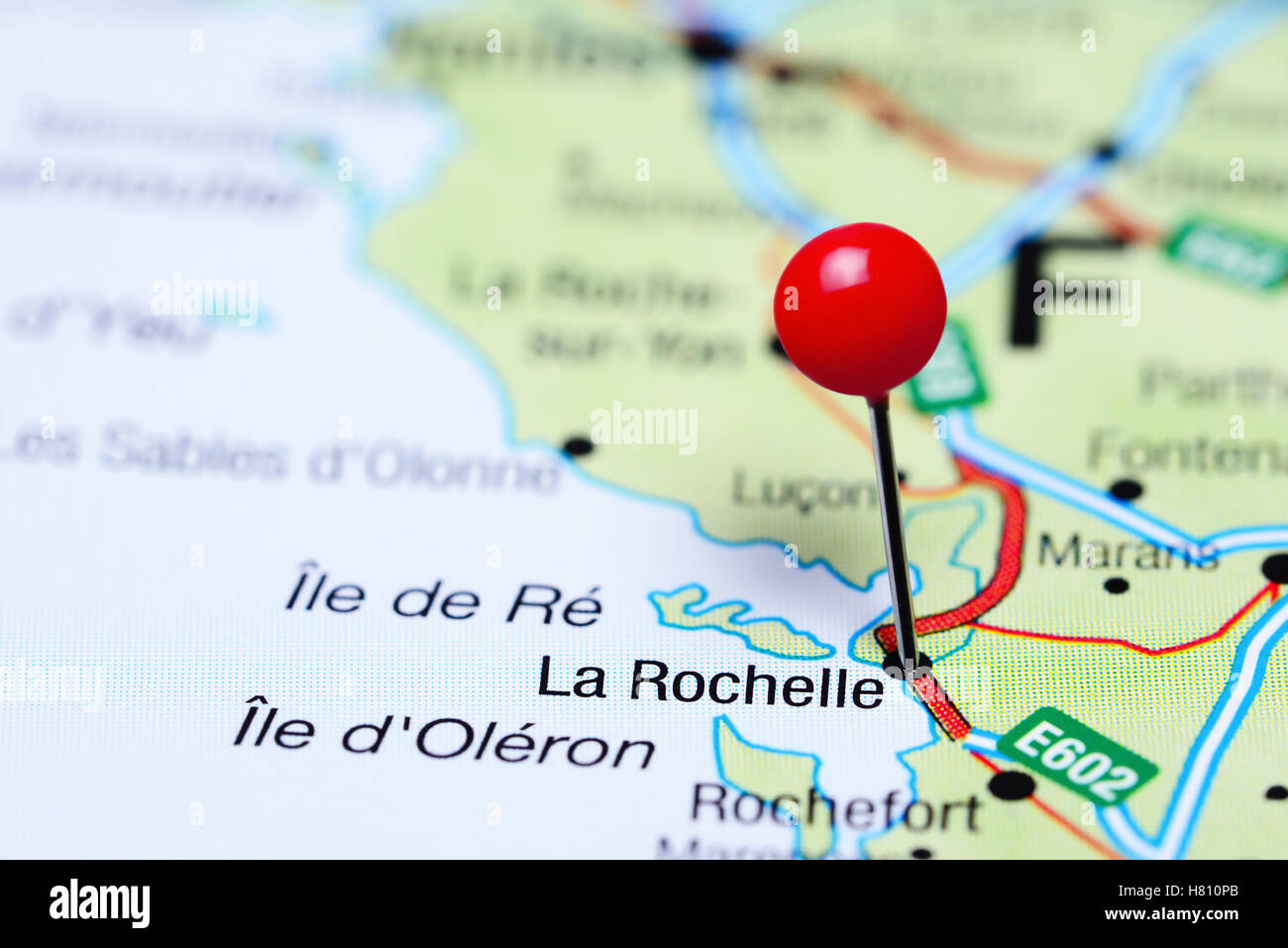 Rochelle map hi-res stock photography and images - Alamy