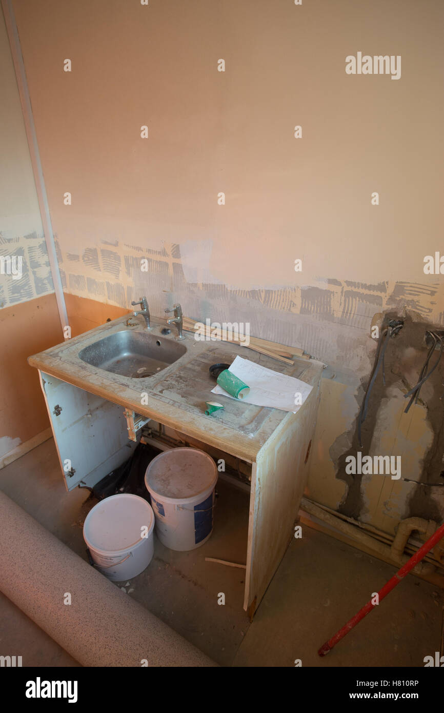 Internal building works refurbishment Stock Photo - Alamy