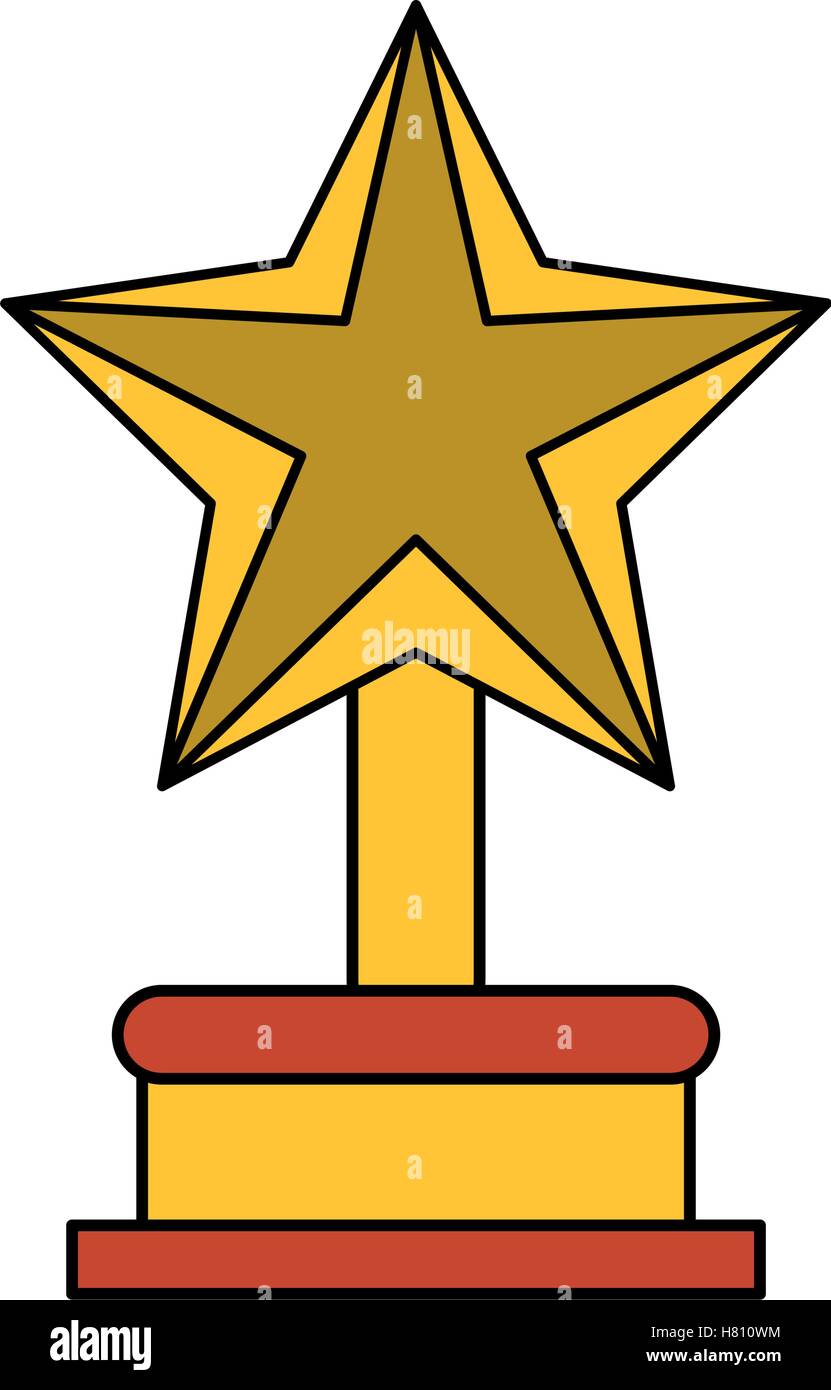 Isolated trophy star design Stock Vector Image & Art - Alamy
