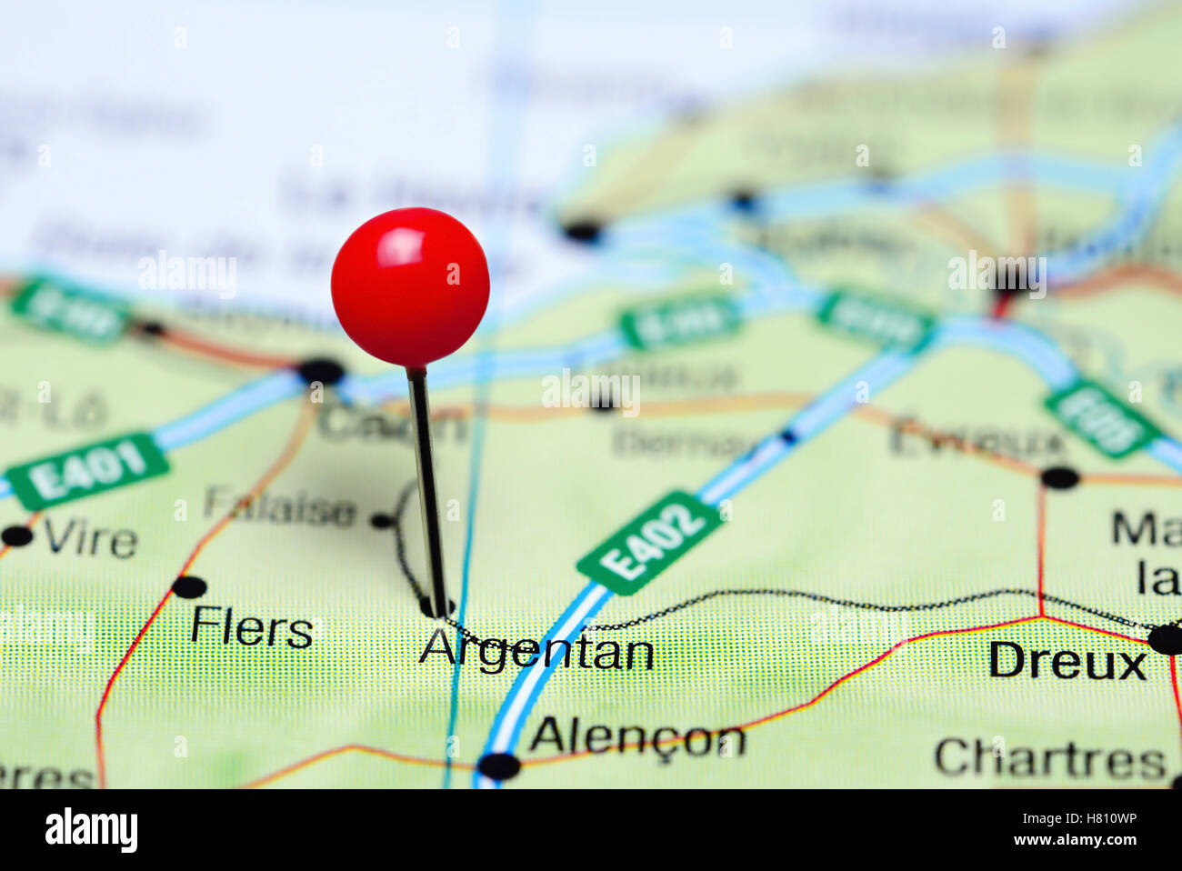 Argentan map hi-res stock photography and images - Alamy