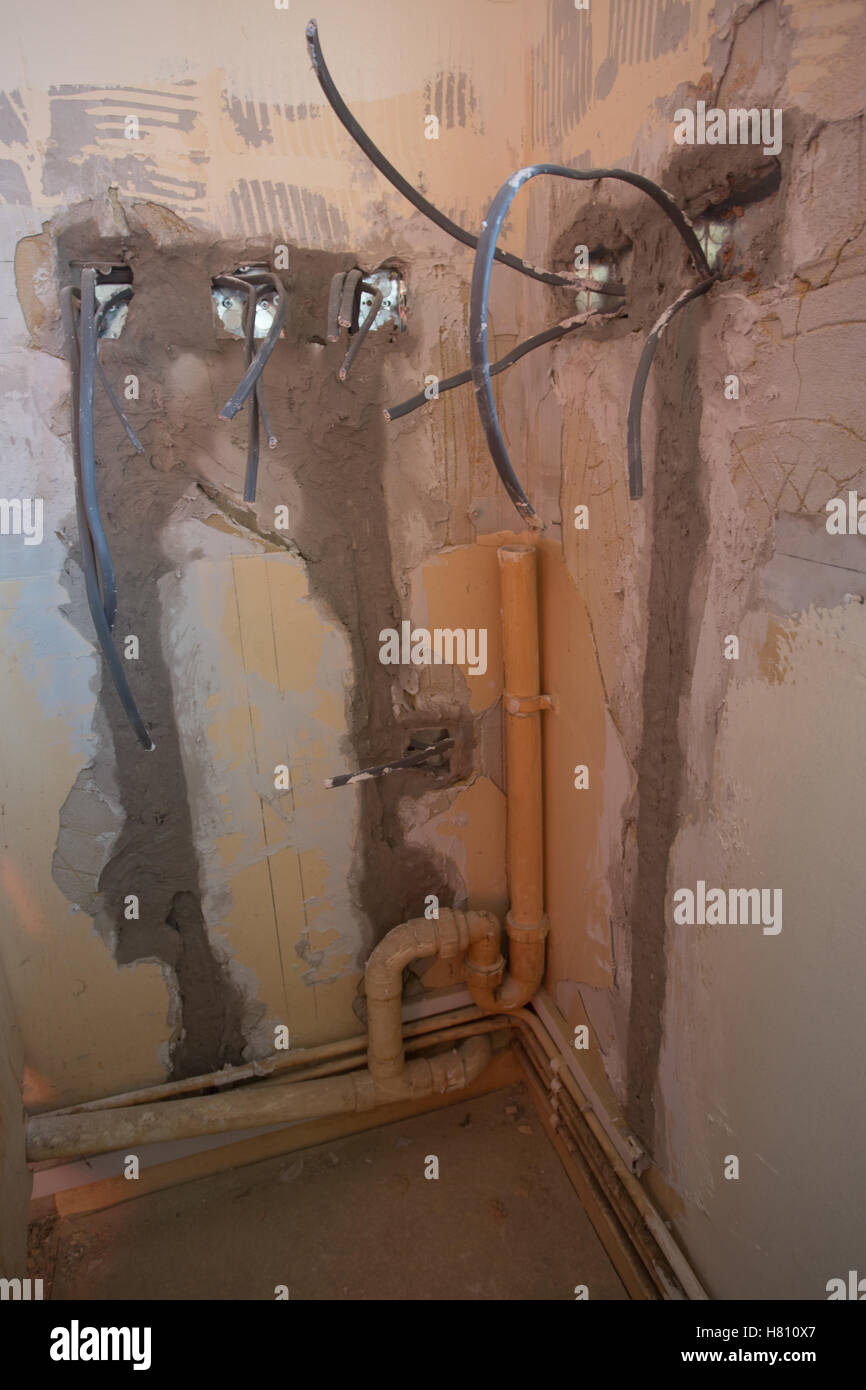 Internal building works refurbishment Stock Photo - Alamy