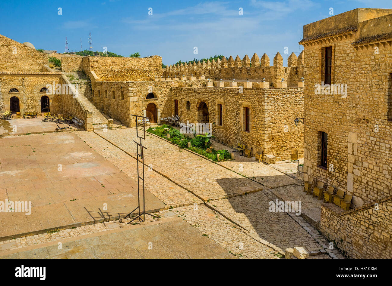The Kasbah of El Kef consists of two Forts, connected by the narrow ...