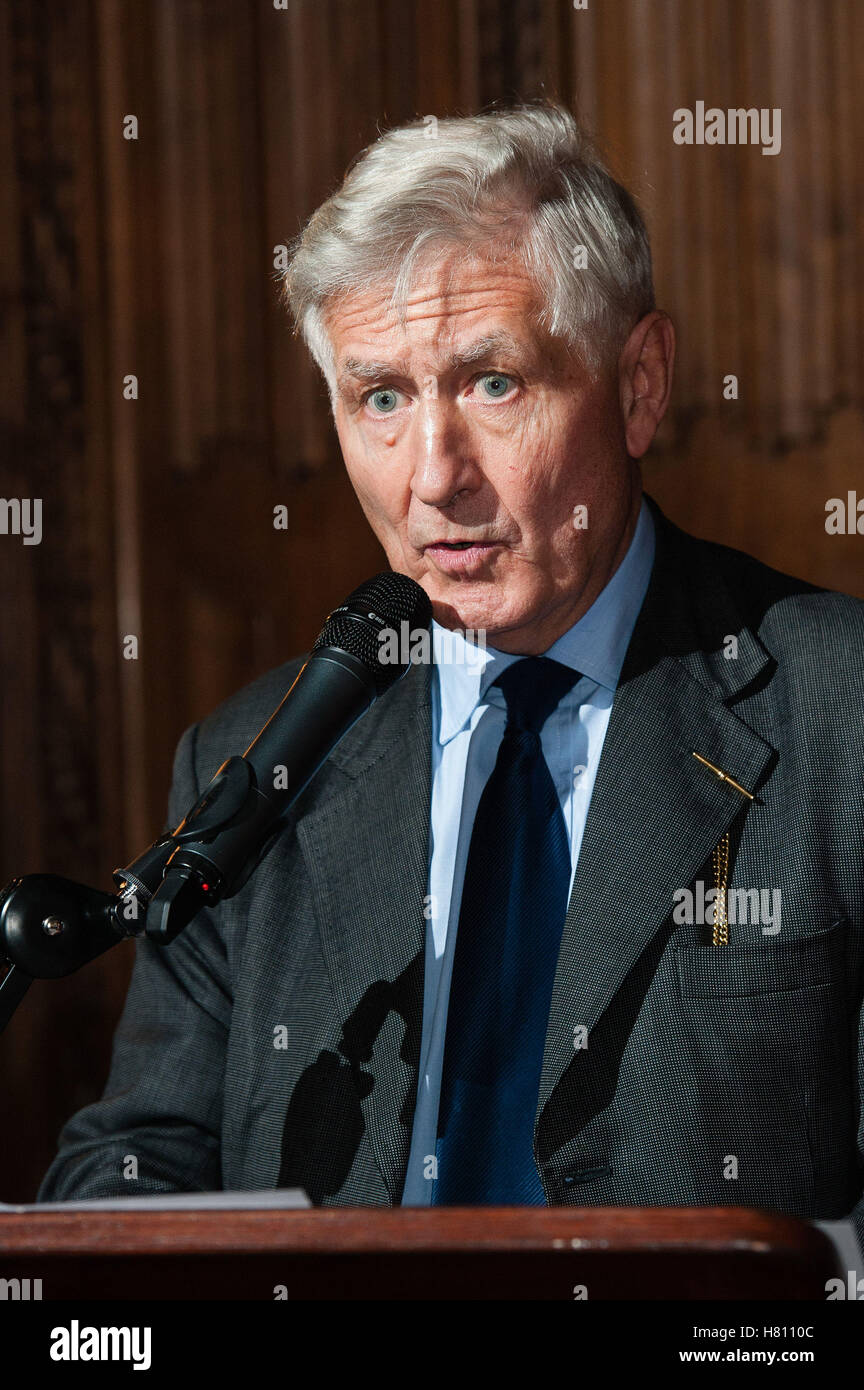 Dr. Christopher Moran Chairman Co-operation Ireland speaking at a Co ...