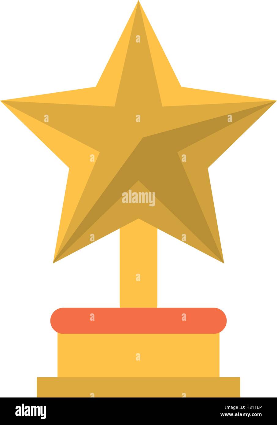 Isolated trophy star design Stock Vector Image & Art - Alamy