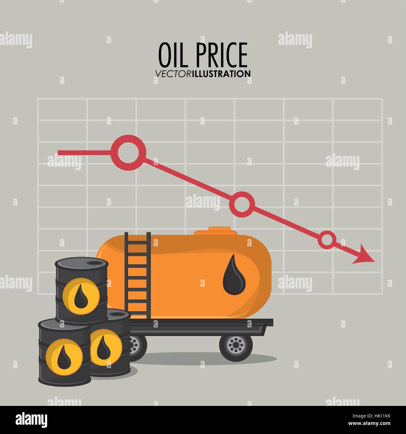 Oil price and industry design Stock Vector Image & Art - Alamy