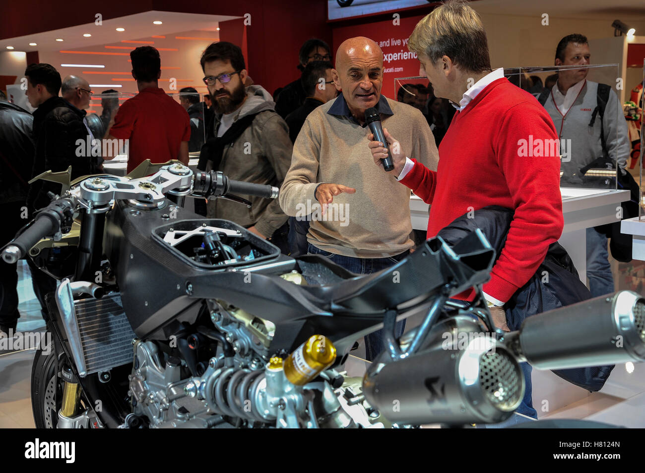 Milan, Italy. 08th Nov, 2016. Claudio Domenicali CEO of Ducati during ...