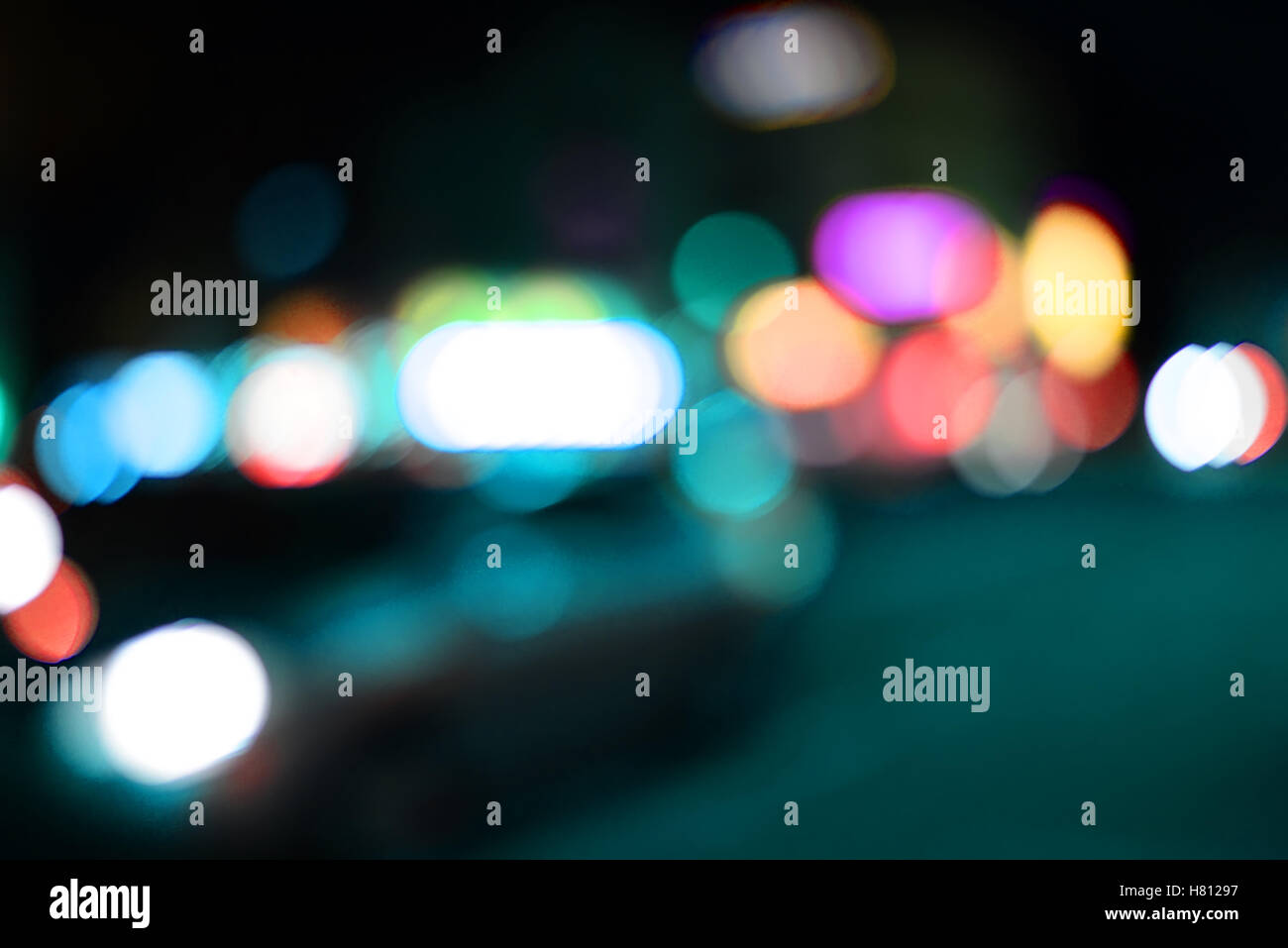 Abstract blur lighting effect bokeh background Stock Photo - Alamy
