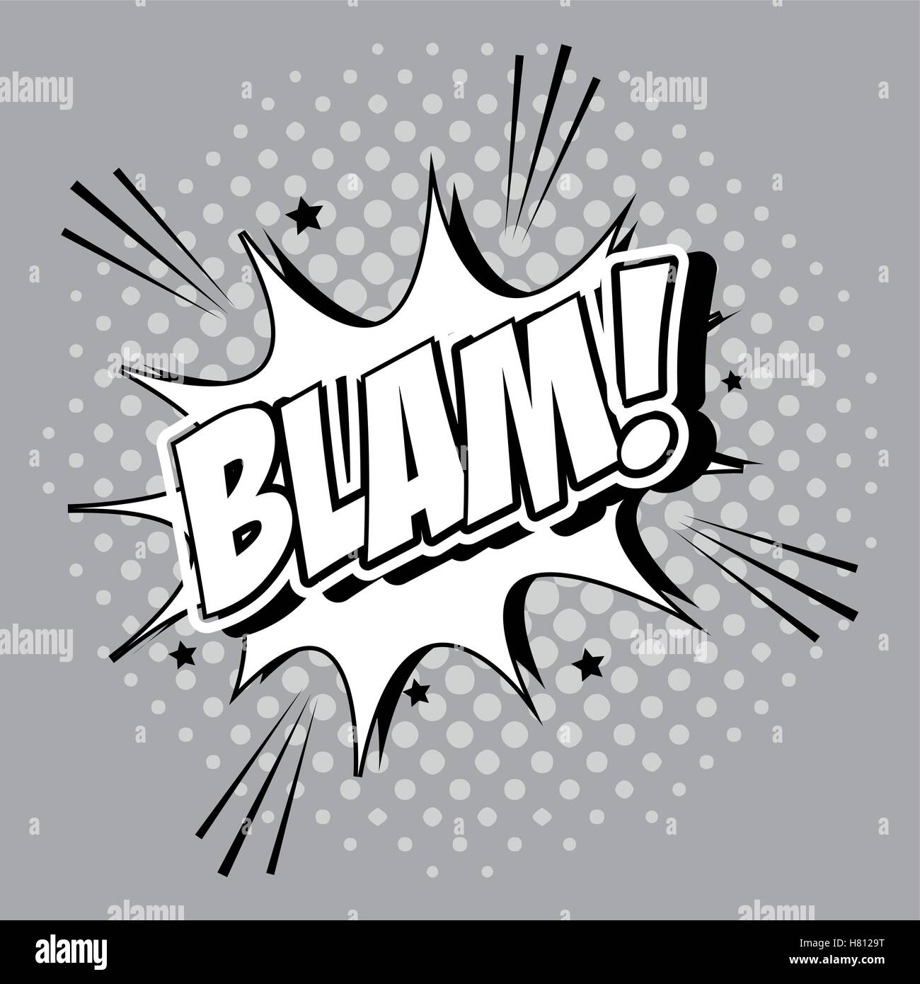 Bubble pop art of blam design Stock Vector Image & Art - Alamy