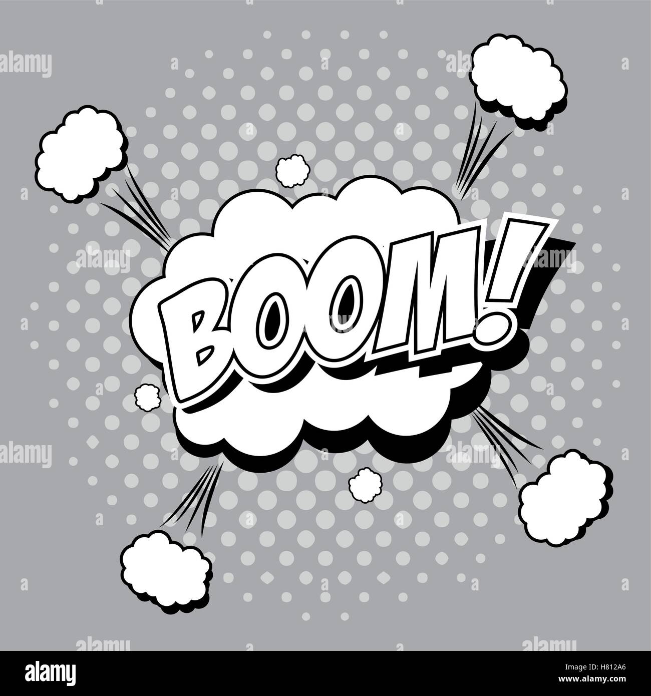 Bubble pop art of boom design Stock Vector Image & Art - Alamy