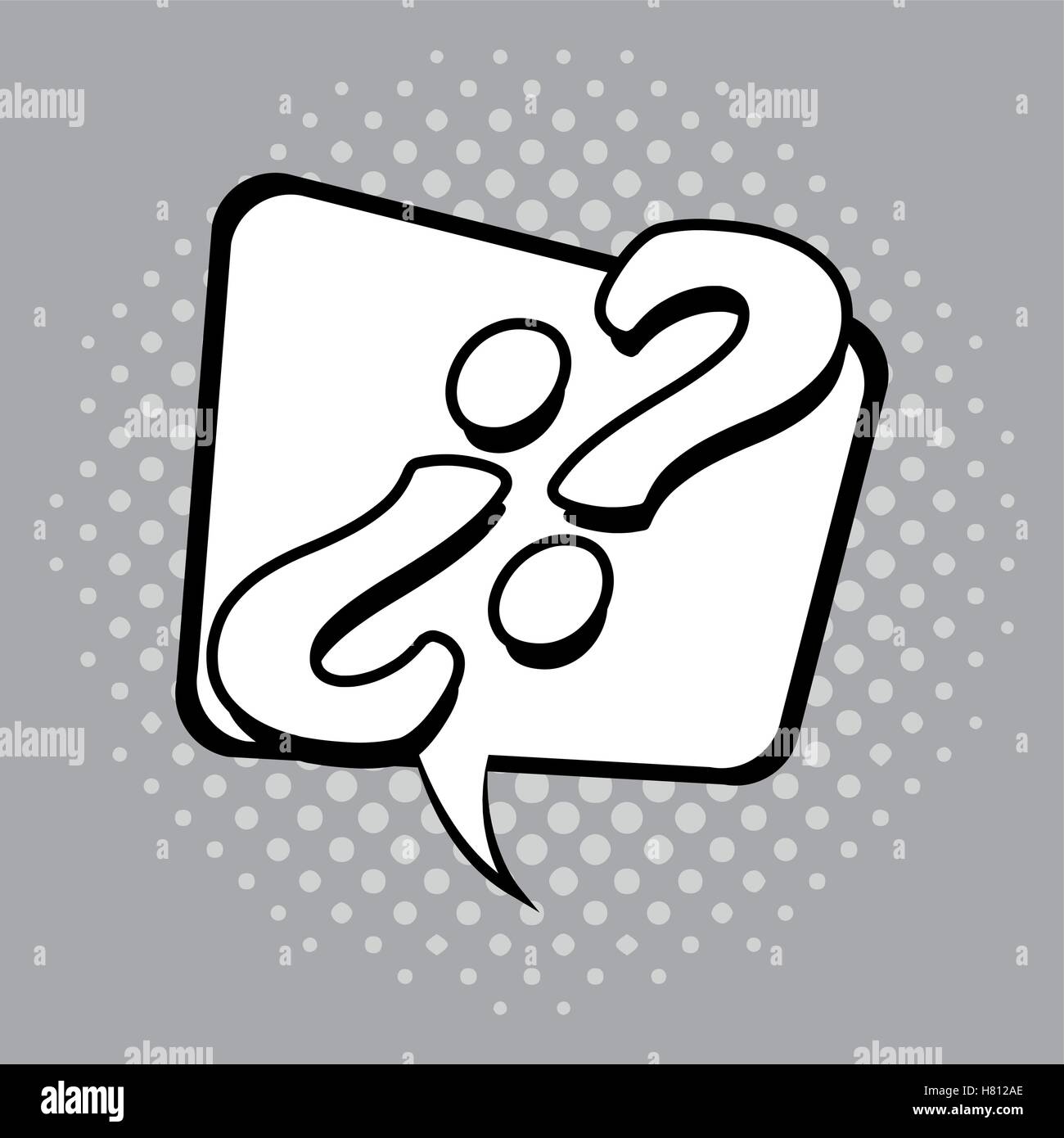 Bubble pop art of question design Stock Vector Image & Art - Alamy