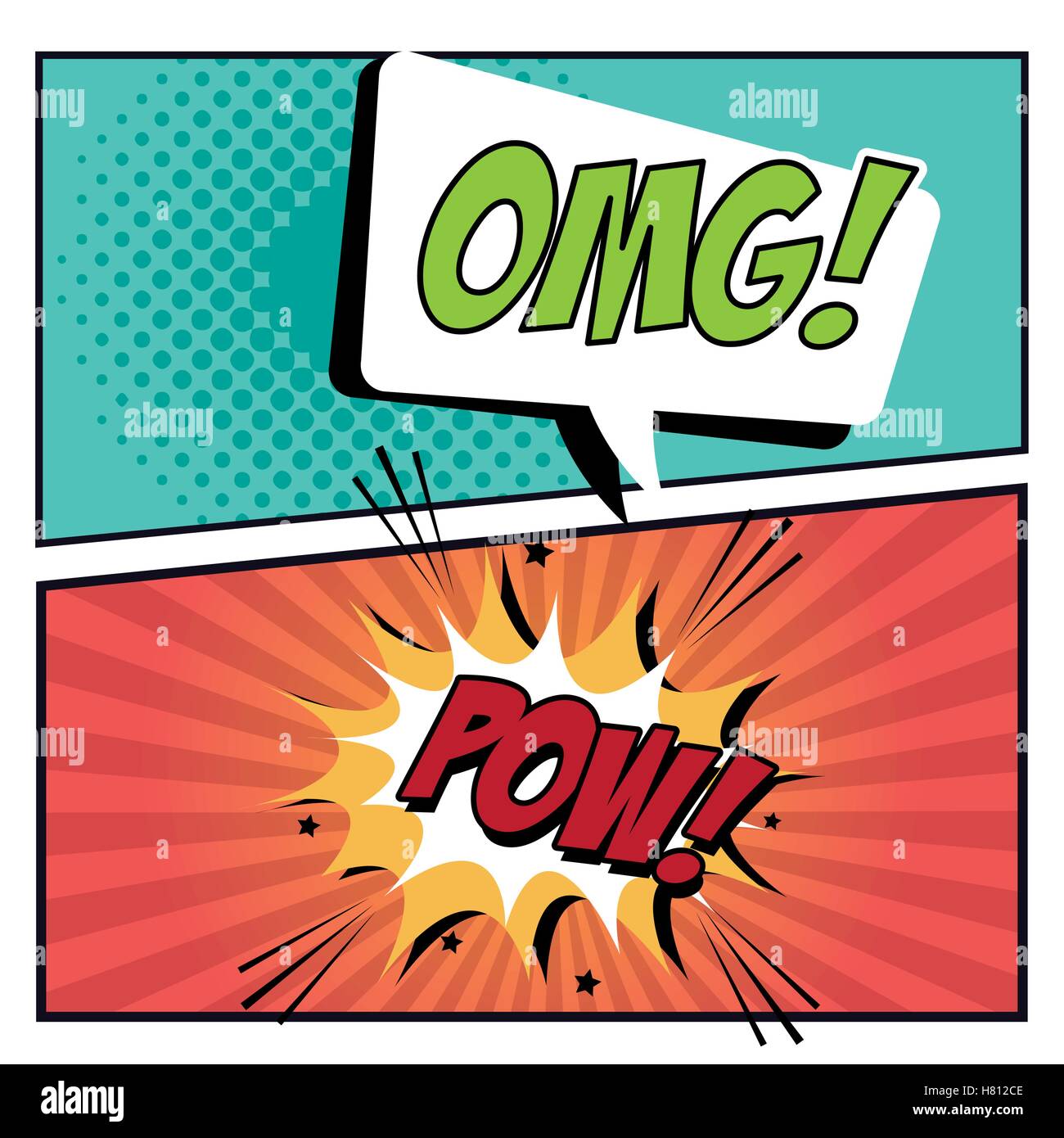 Bubble pop art icon set design Stock Vector Image & Art - Alamy