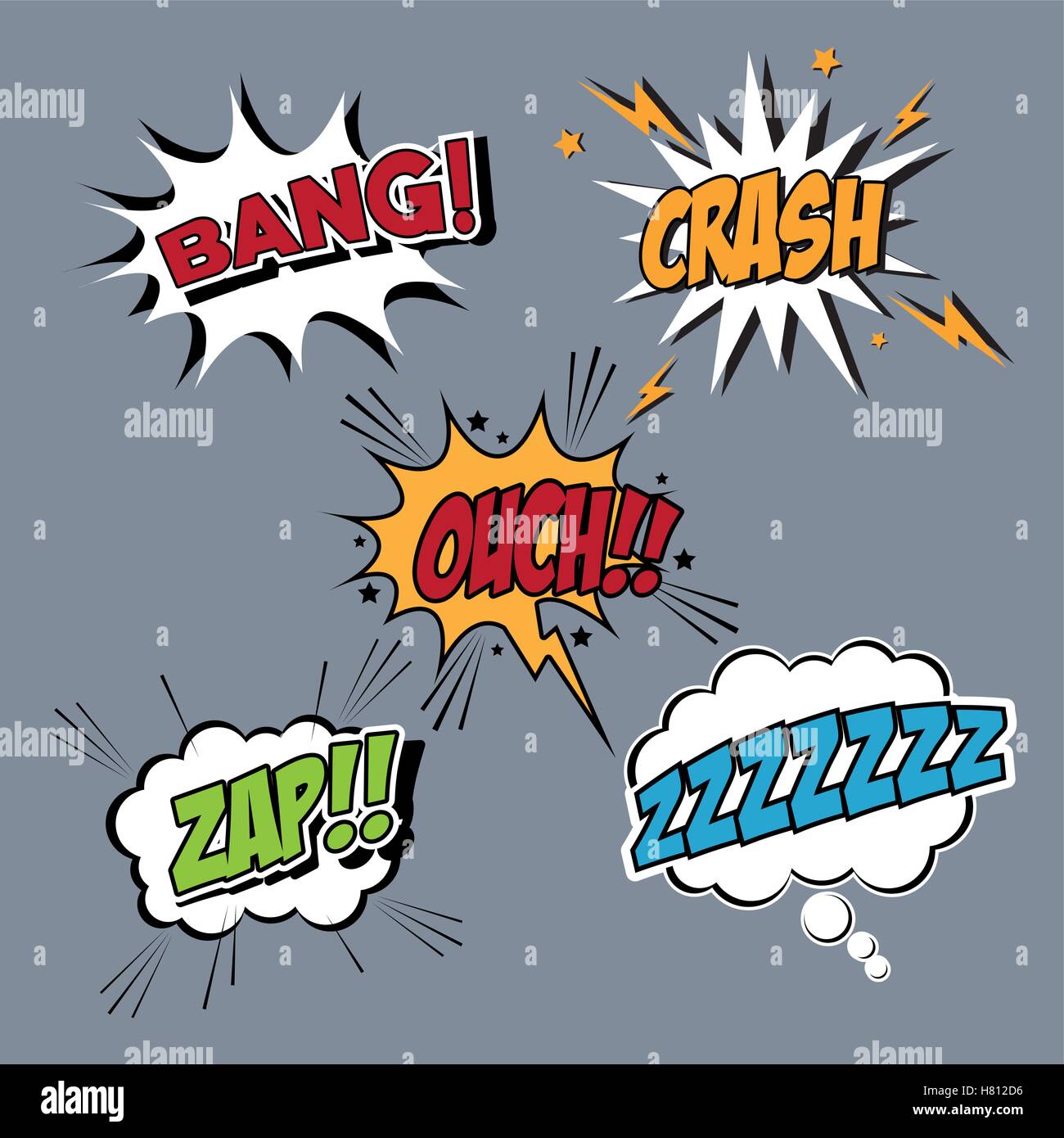 Bubble pop art icon set design Stock Vector Image & Art - Alamy