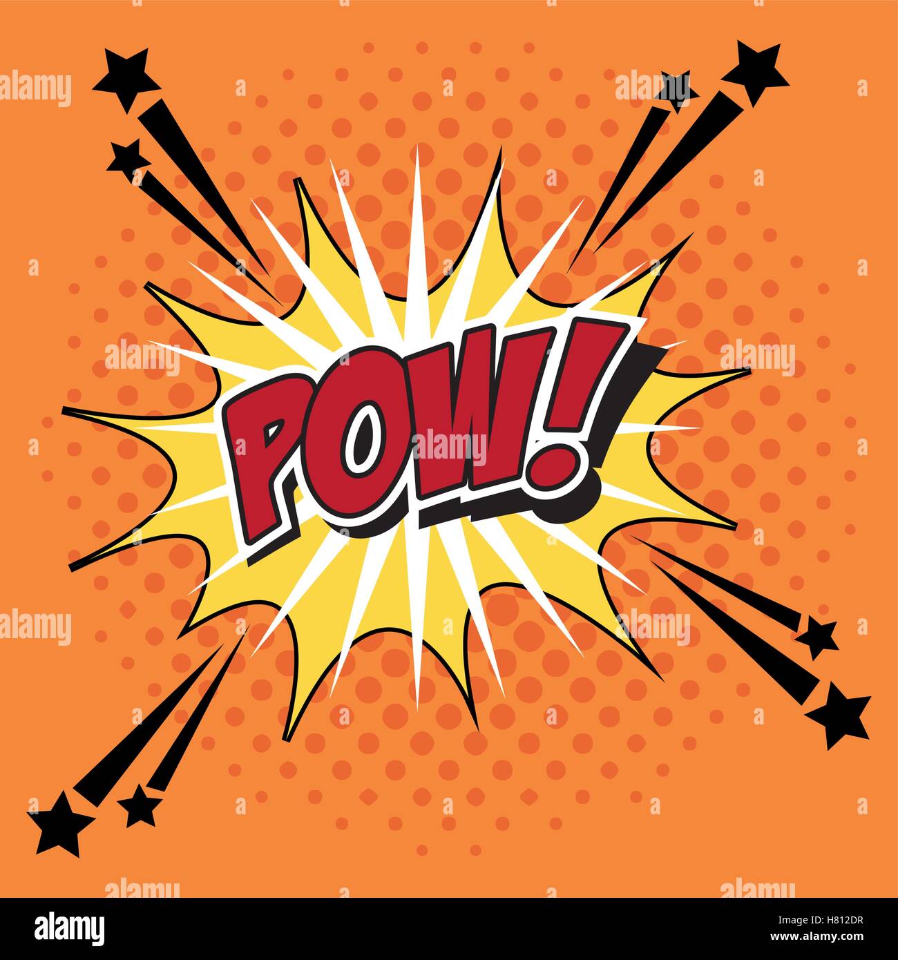 Bubble pop art of pow design Stock Vector Image & Art - Alamy