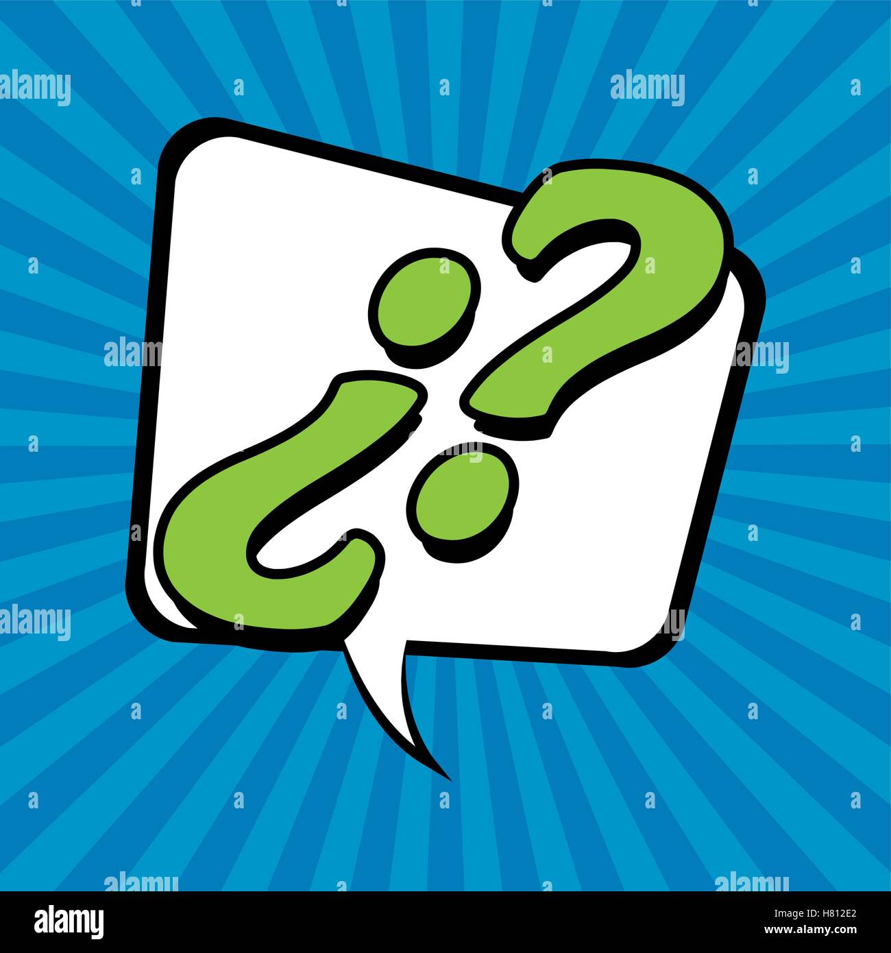 Bubble pop art of question design Stock Vector Image & Art - Alamy