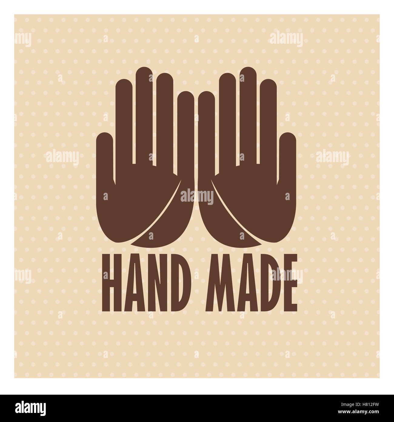 Hand Made label, handmade crafts workshop Stock Vector Image & Art - Alamy