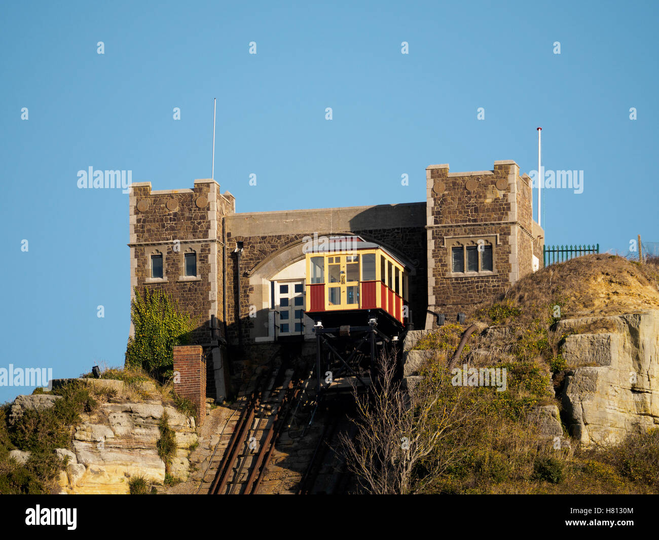 Funicular rail and cables hi-res stock photography and images - Alamy