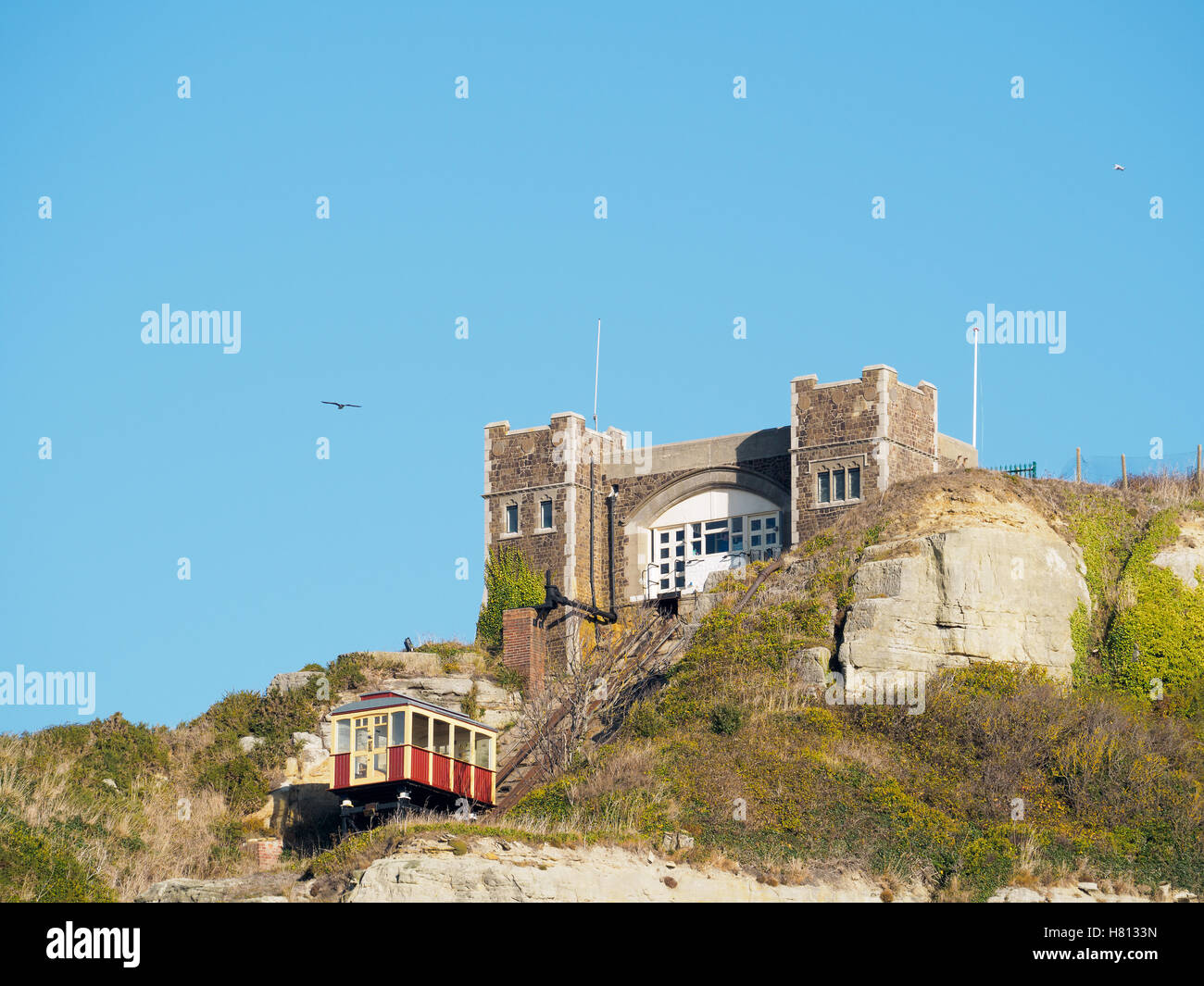 Funicular rail and cables hi-res stock photography and images - Alamy