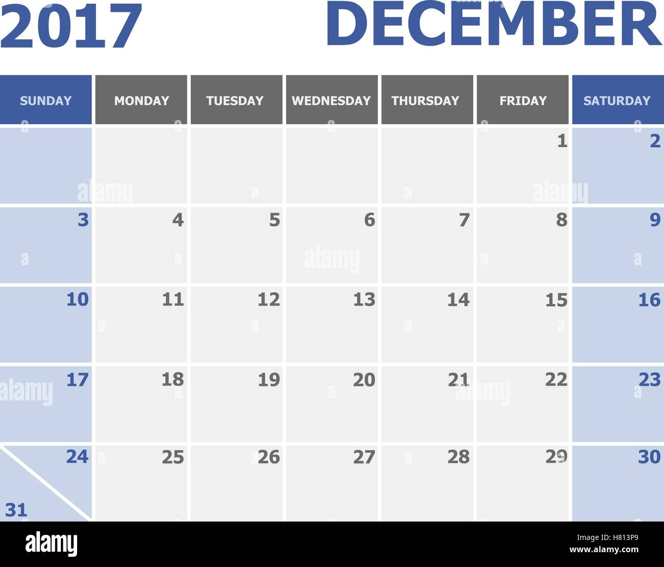 December calendar hi-res stock photography and images - Alamy