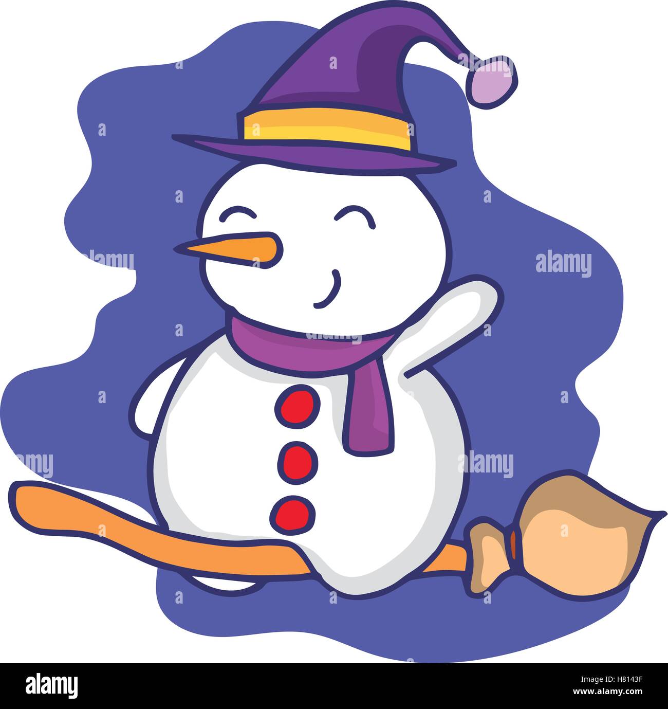 Flying snowman Cut Out Stock Images & Pictures - Alamy