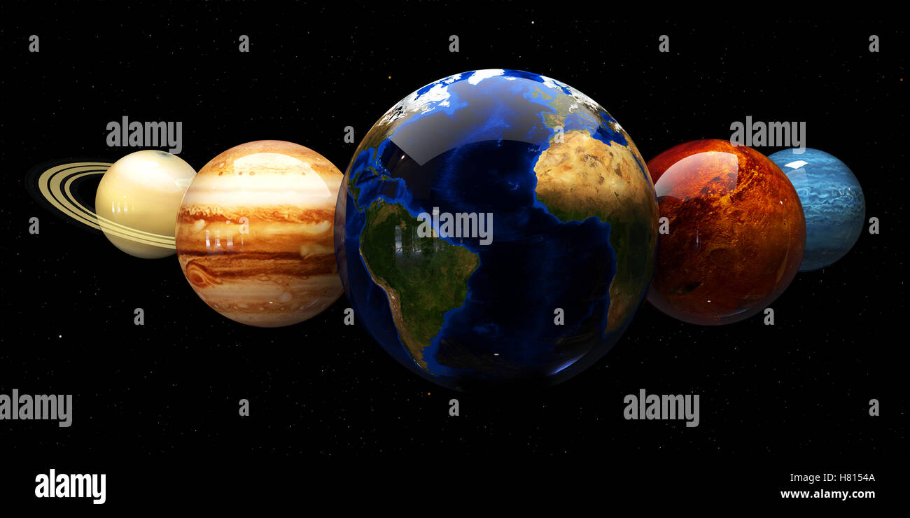 3d Illustration Of Solar System And Space Objects Elements Of This Image Furnished By Nasa