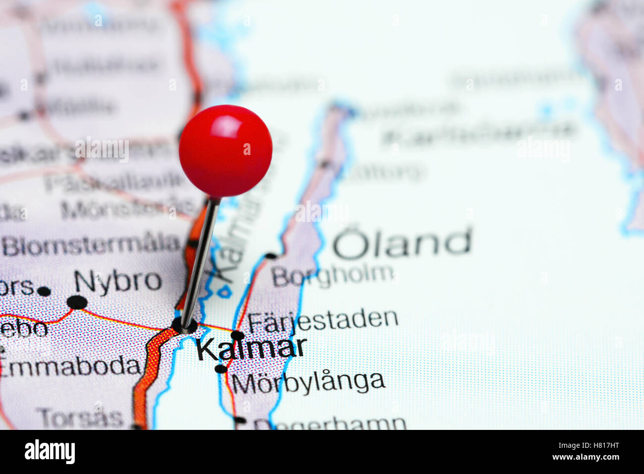 Map of kalmar hi-res stock photography and images - Alamy