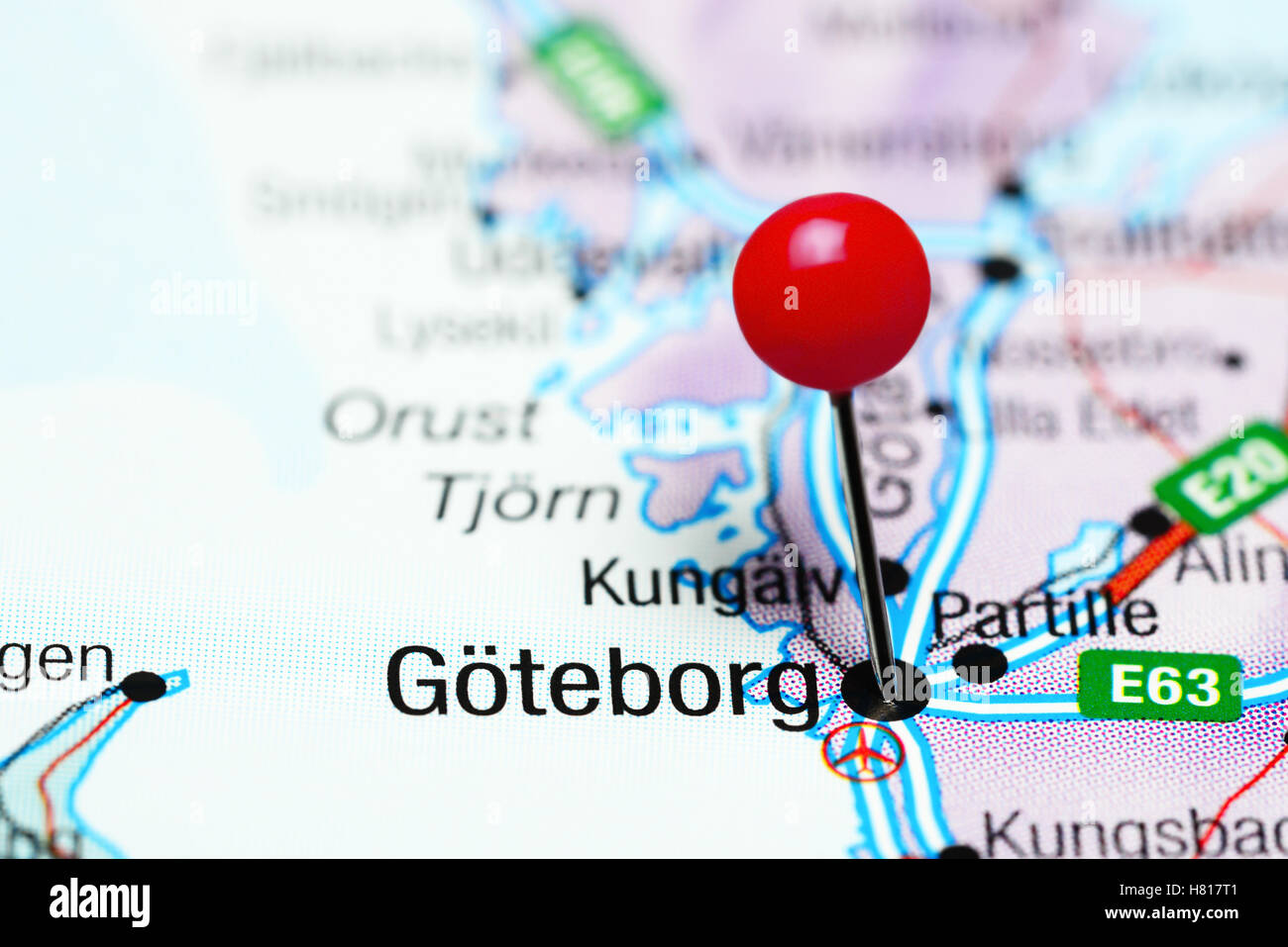 Sweden goteborg map hi-res stock photography and images - Alamy