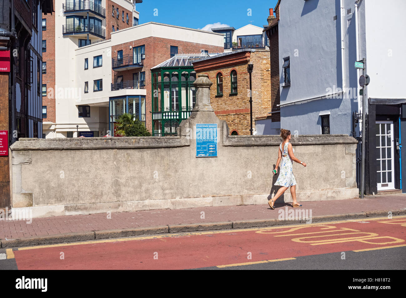 Clattern Bridge in Kingston upon Thames, England United Kingdom UK ...