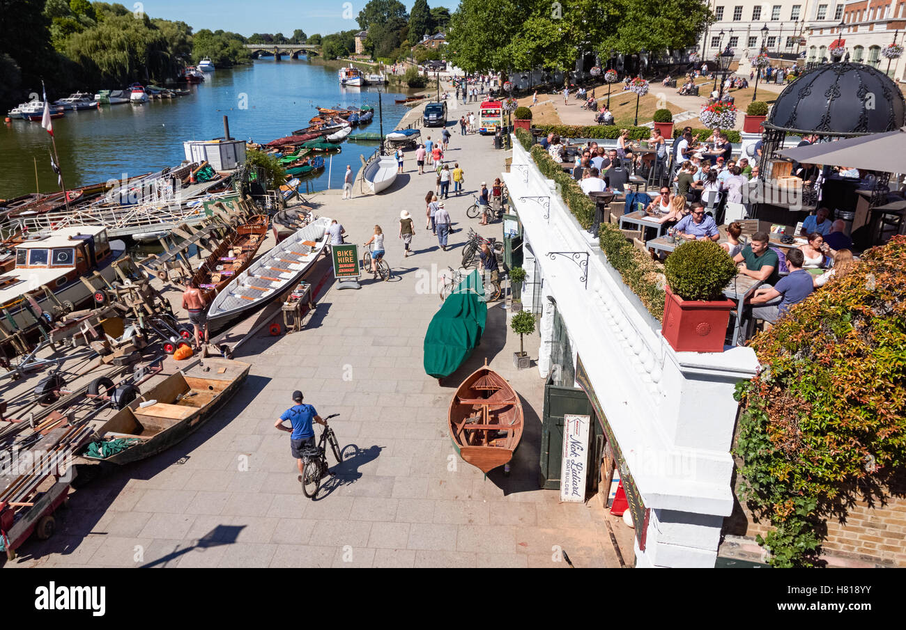 Richmond Riverside Restaurant Stock Photos & Richmond Riverside ...