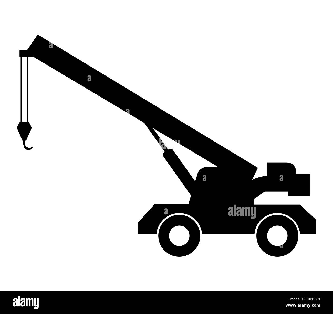 Crane service isolated icon hi-res stock photography and images - Alamy