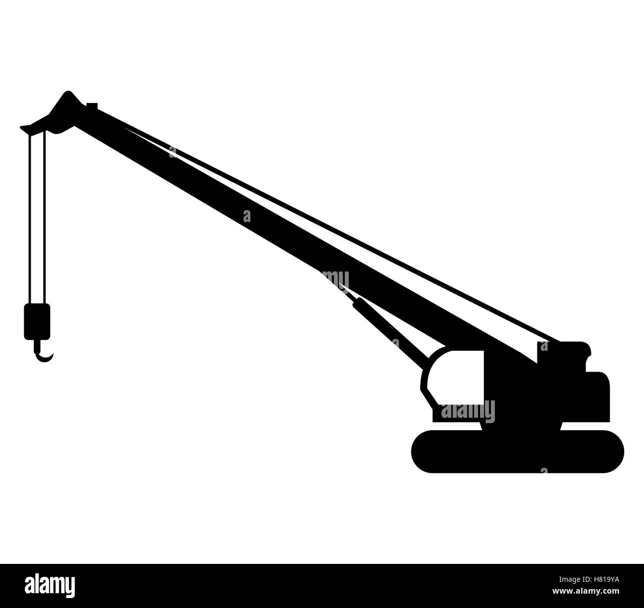 Crane icon Cut Out Stock Images & Pictures - Alamy