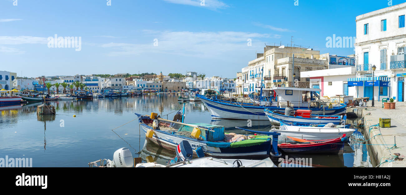 The old port of Bizerte reminds the french or italian towns Stock Photo ...