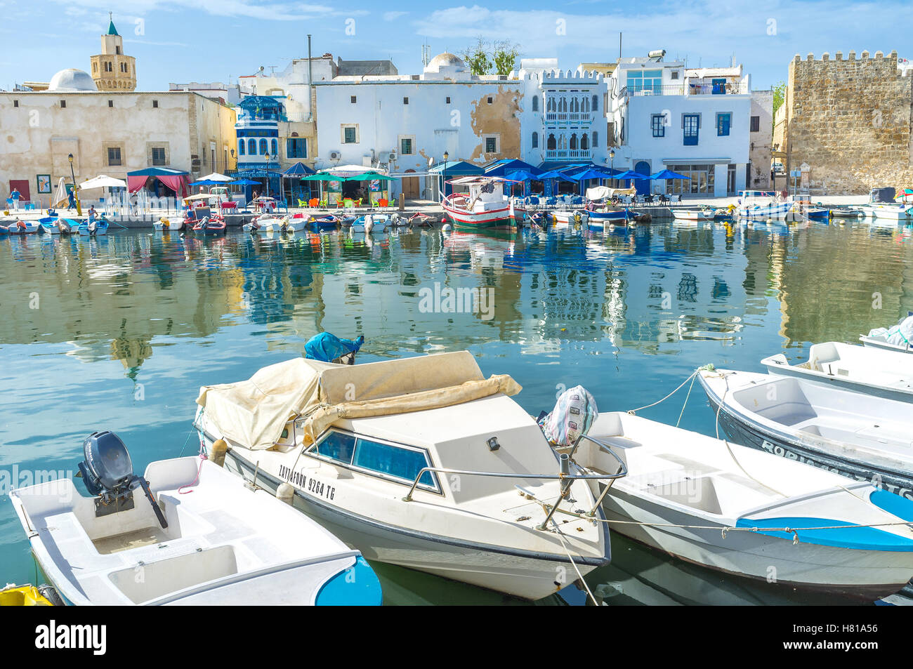 Bizerte is the popular tourist resort in northern Tunisia Stock Photo ...