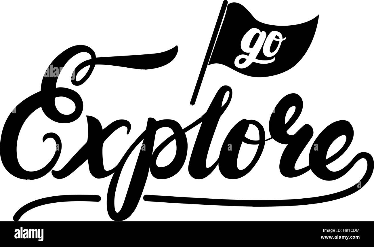 Go explore hand written lettering typography. Modern brush calligraphy ...