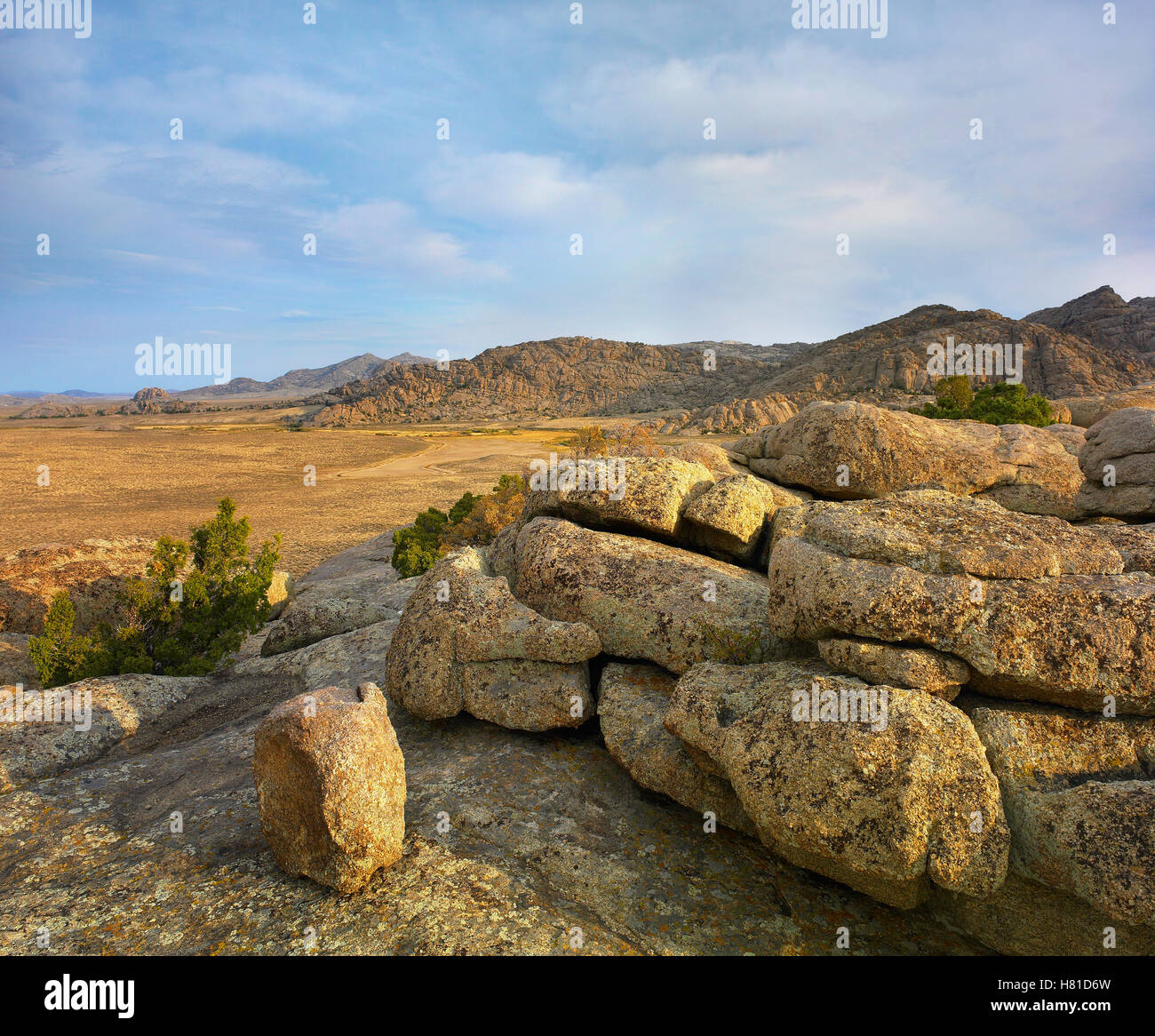 Desert, Split Rock Recreation Site, Wyoming Stock Photo - Alamy