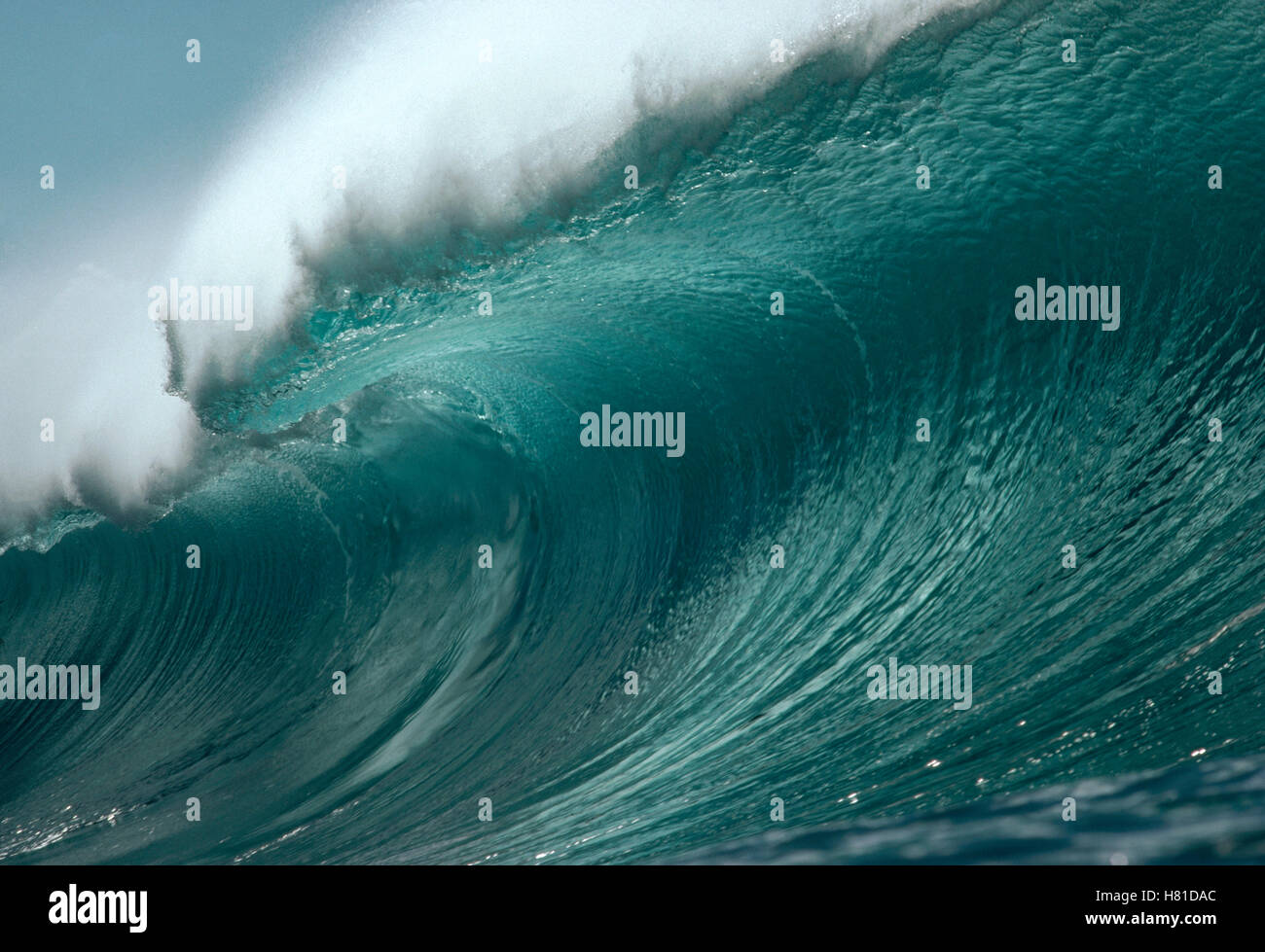 Wave ready to break Stock Photo - Alamy