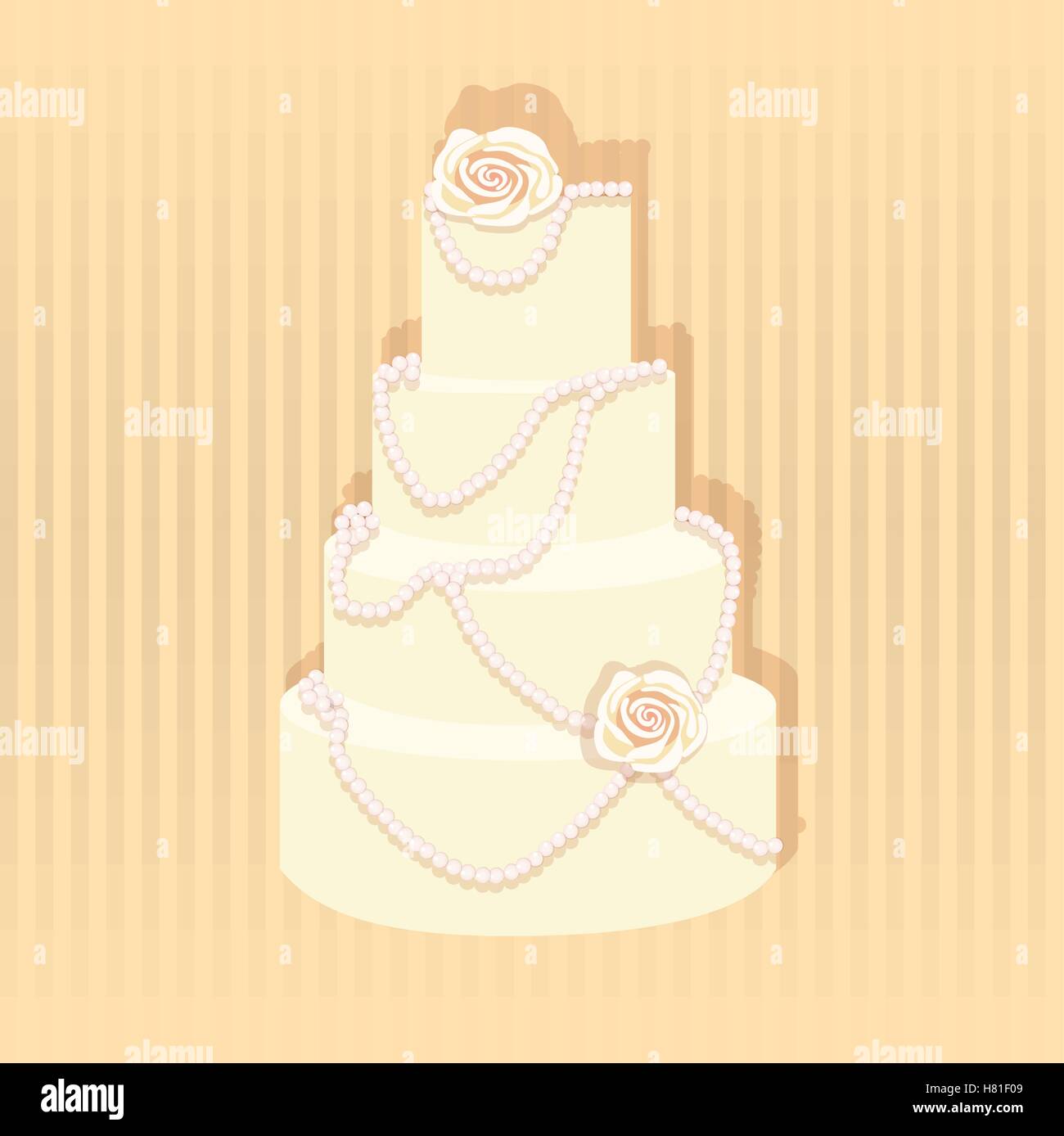 Decorative cake stand Stock Vector Images - Alamy