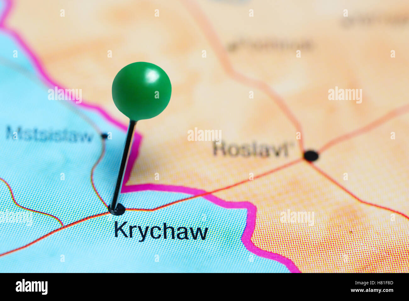 Krychaw map hi-res stock photography and images - Alamy