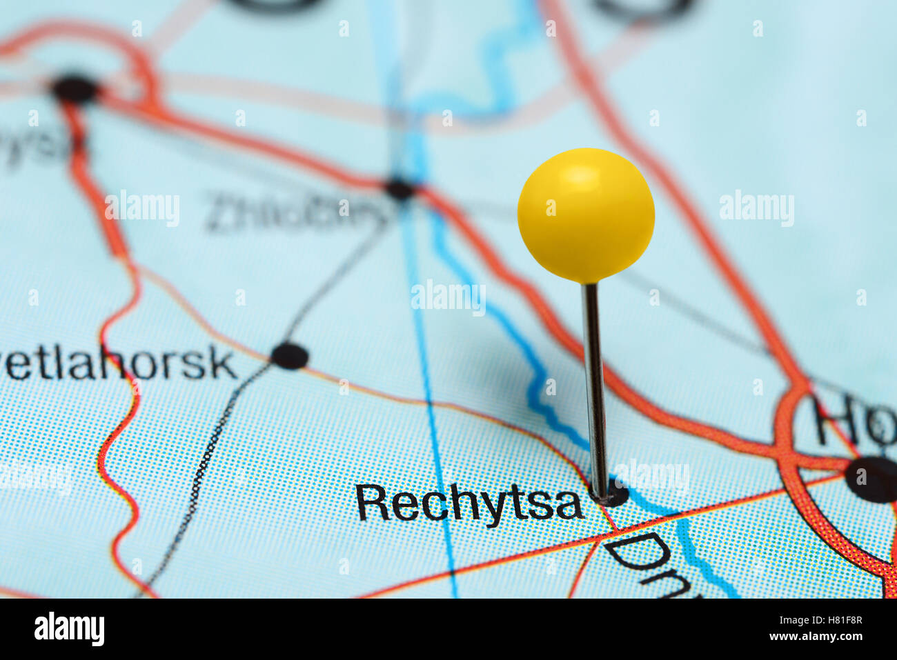 Rechytsa map hi-res stock photography and images - Alamy