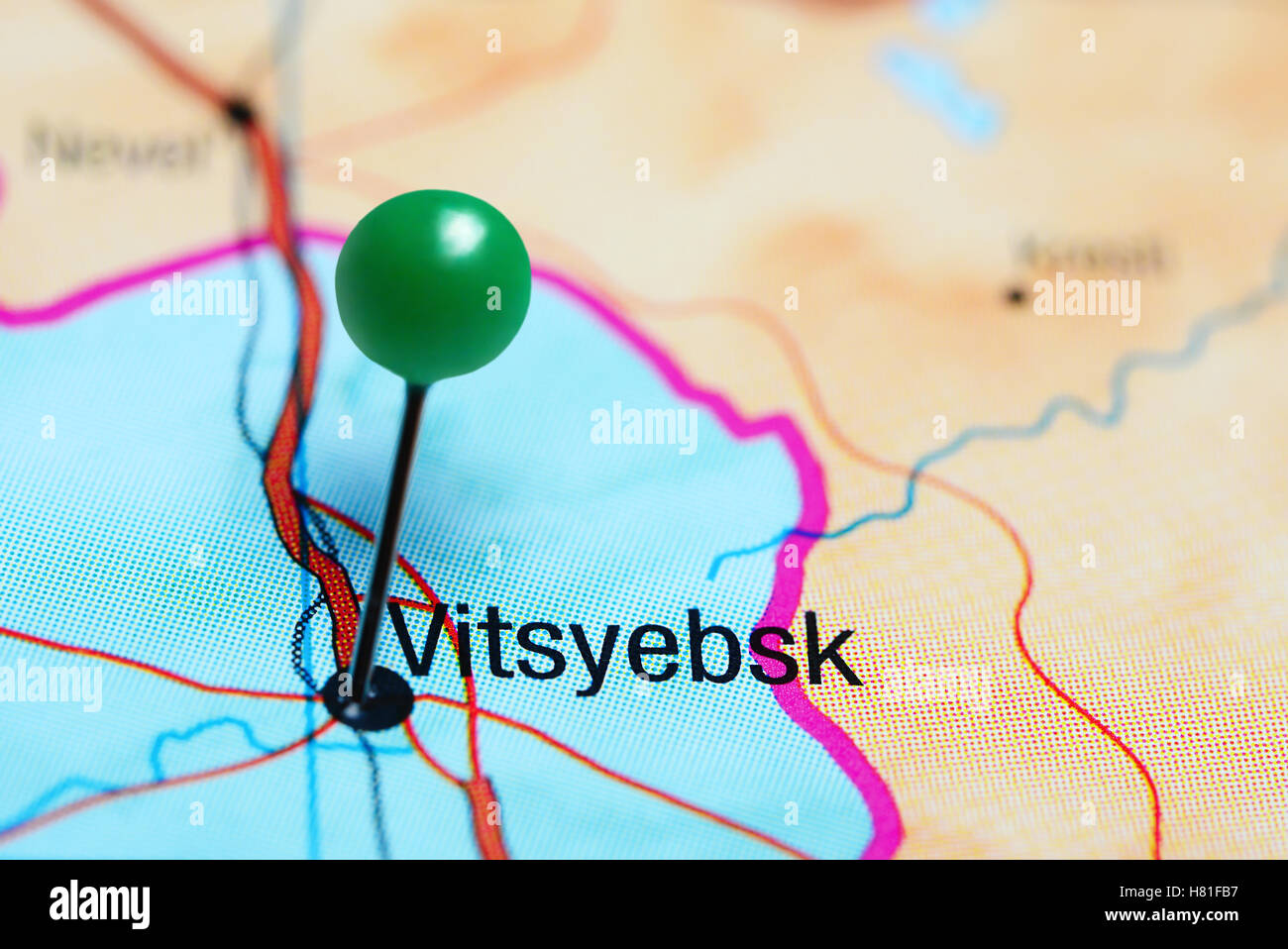 Map of vitebsk hi-res stock photography and images - Alamy