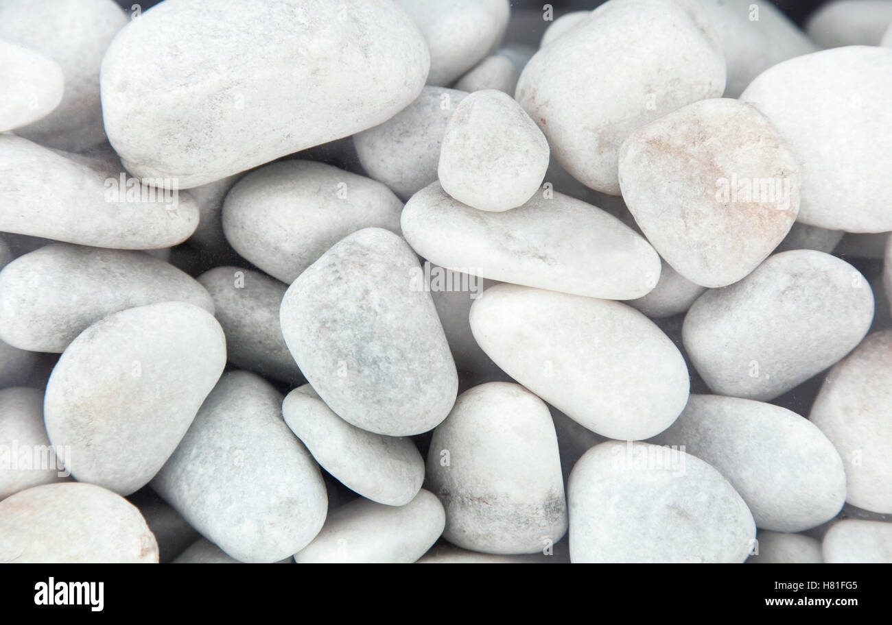 White pebbles background Stock Photo - Alamy