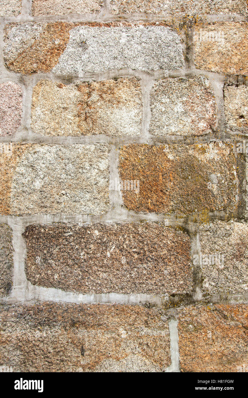 Rustic stone wall background Stock Photo - Alamy
